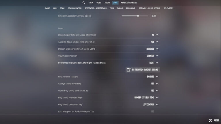 How to change viewmodel in CS2: Switch hands with big change | ONE Esports