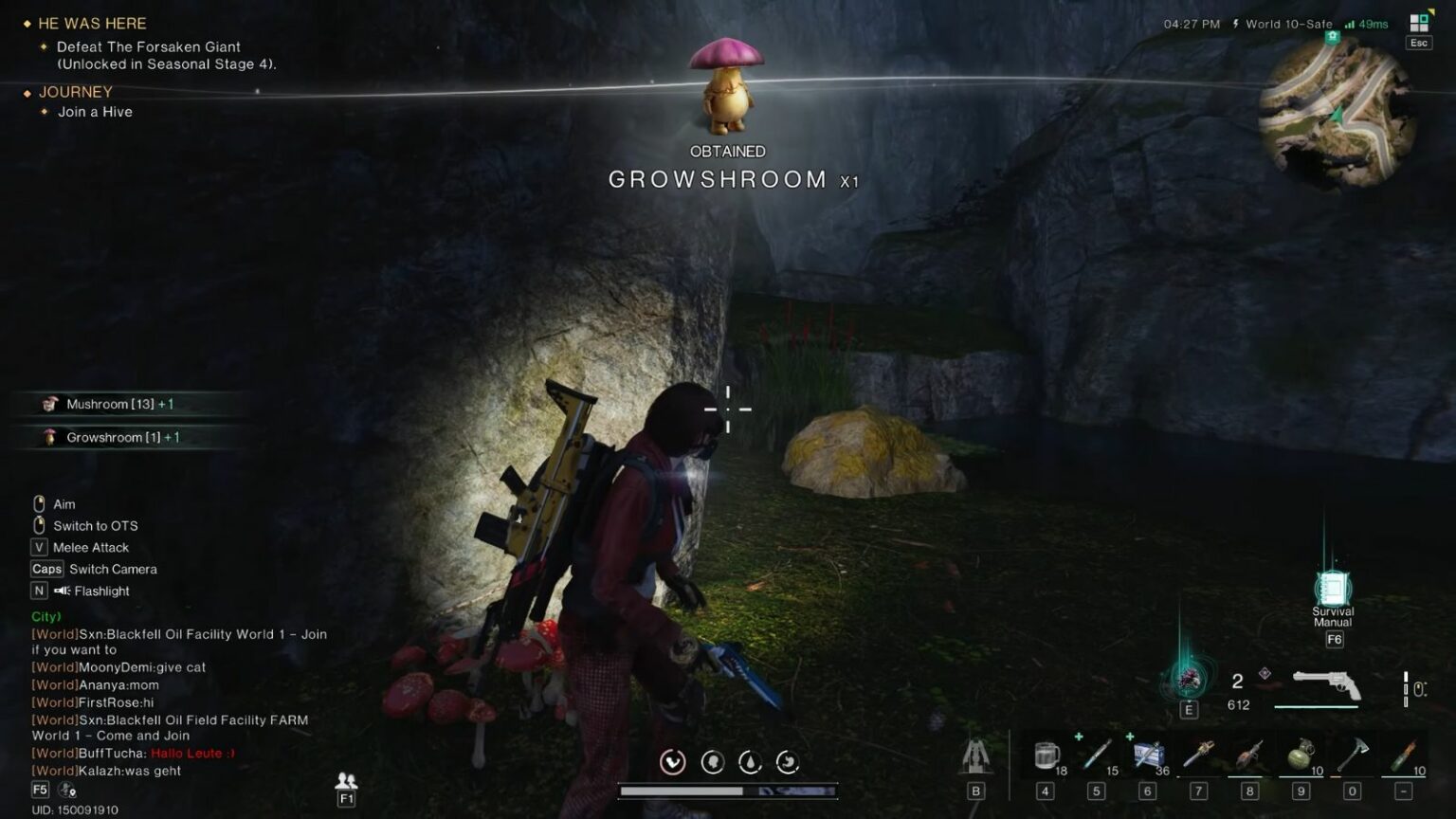 How to get Growshrooms in Once Human -- 2 easy methods | ONE Esports