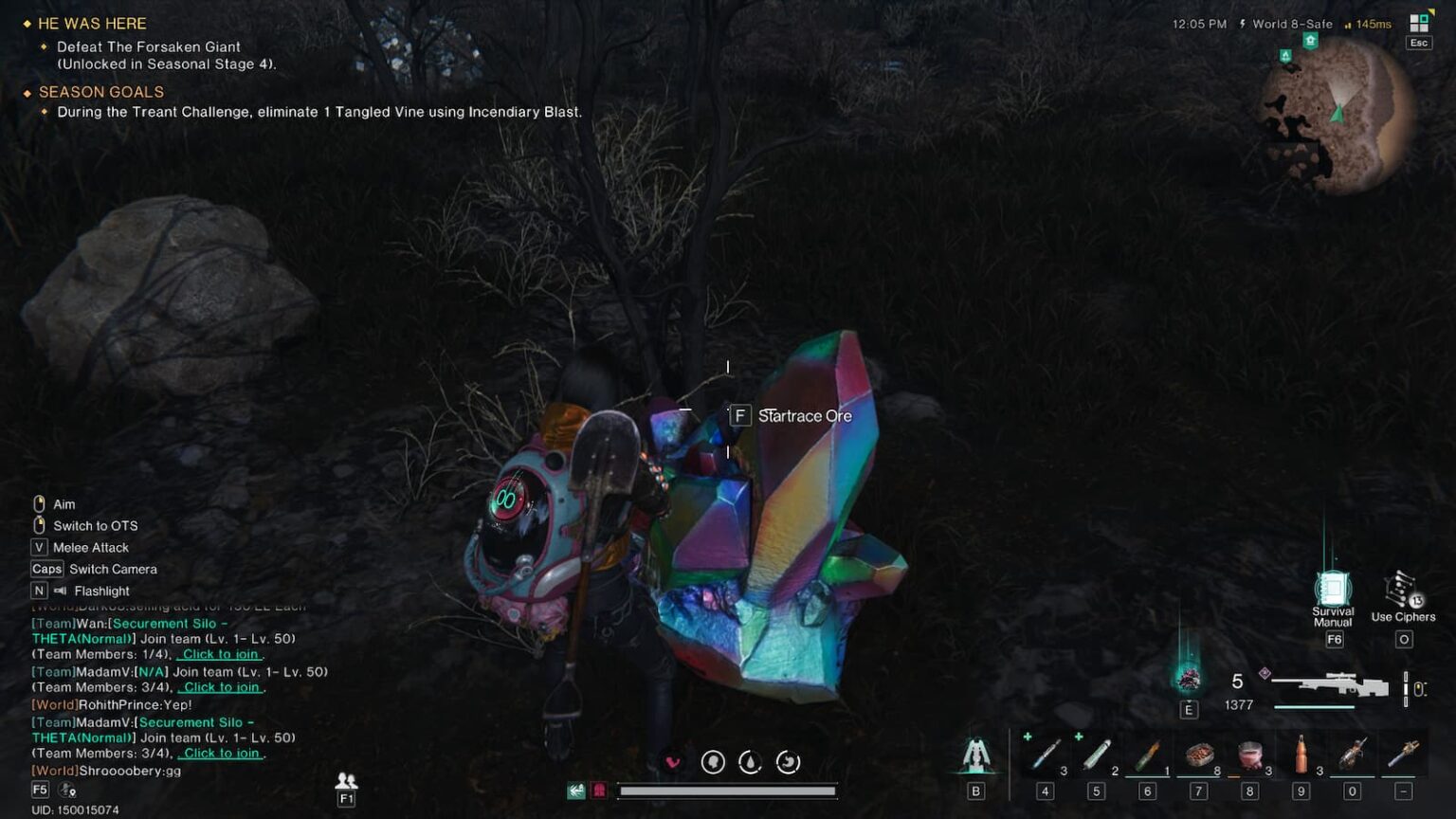 Stardust Source in Once Human -- best farming methods 2024 | ONE Esports