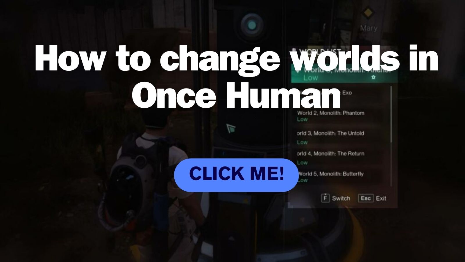 How to pre-register for Once Human mobile on Android and iOS | ONE Esports