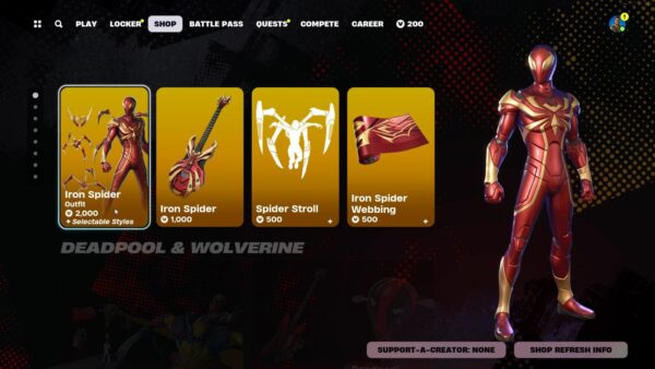 How to get the exciting Iron Spider skin in Fortnite 2024 | ONE Esports