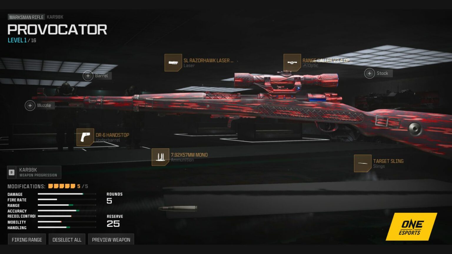 Best Kar98k loadout for MW3 Multiplayer S5 to one-shot foes | ONE Esports