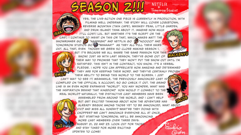 Eiichiro Oda confirms One Piece live action season 2 arcs | ONE Esports