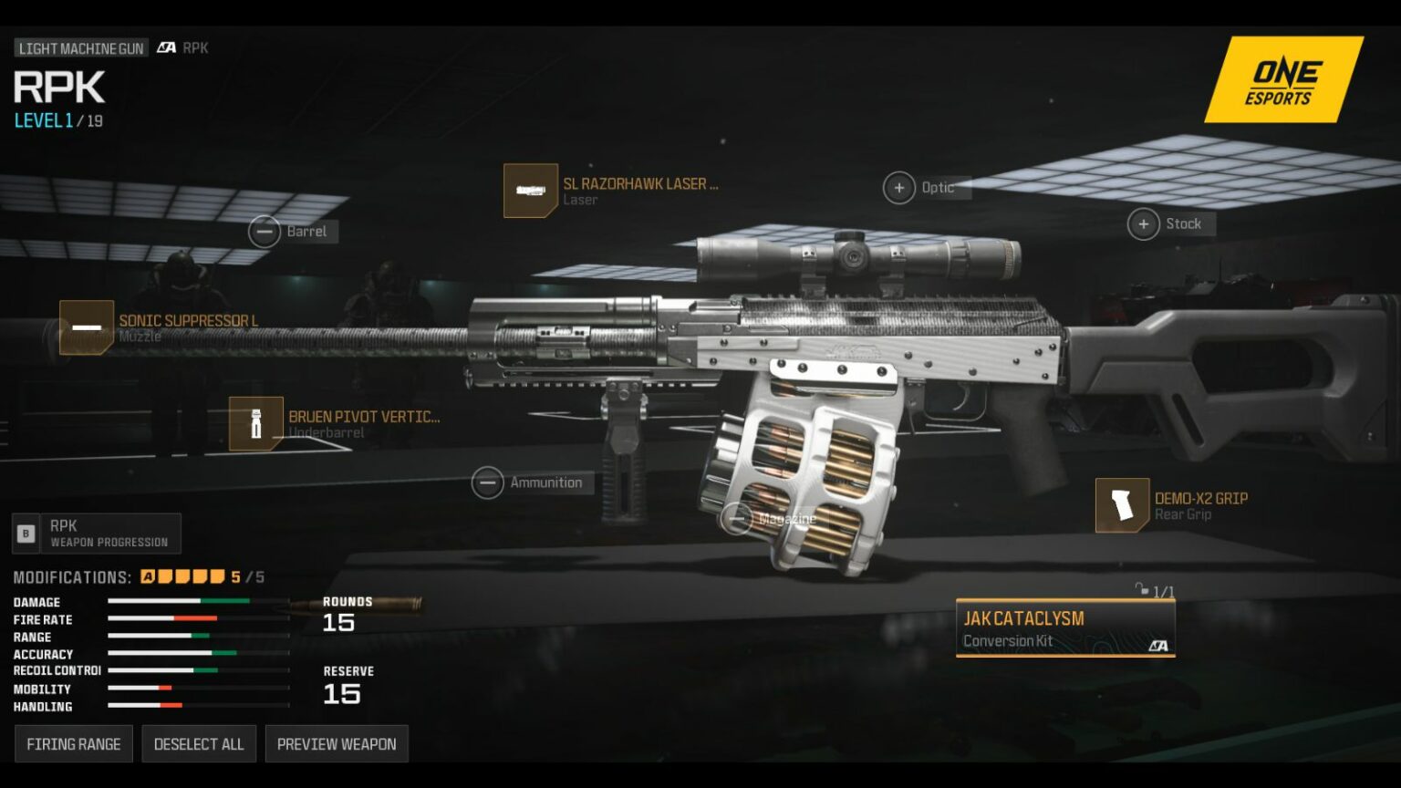 Best RPK loadout in Warzone Season 5 -- JAK Cataclysm build | ONE Esports