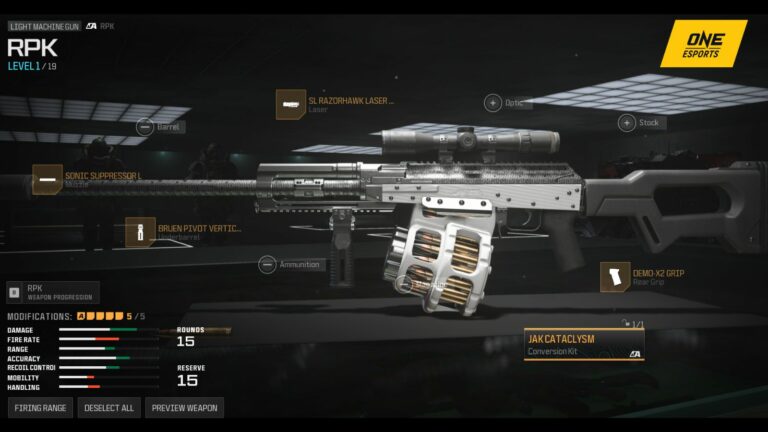 Best RPK loadout in Warzone Season 5 -- JAK Cataclysm build | ONE Esports