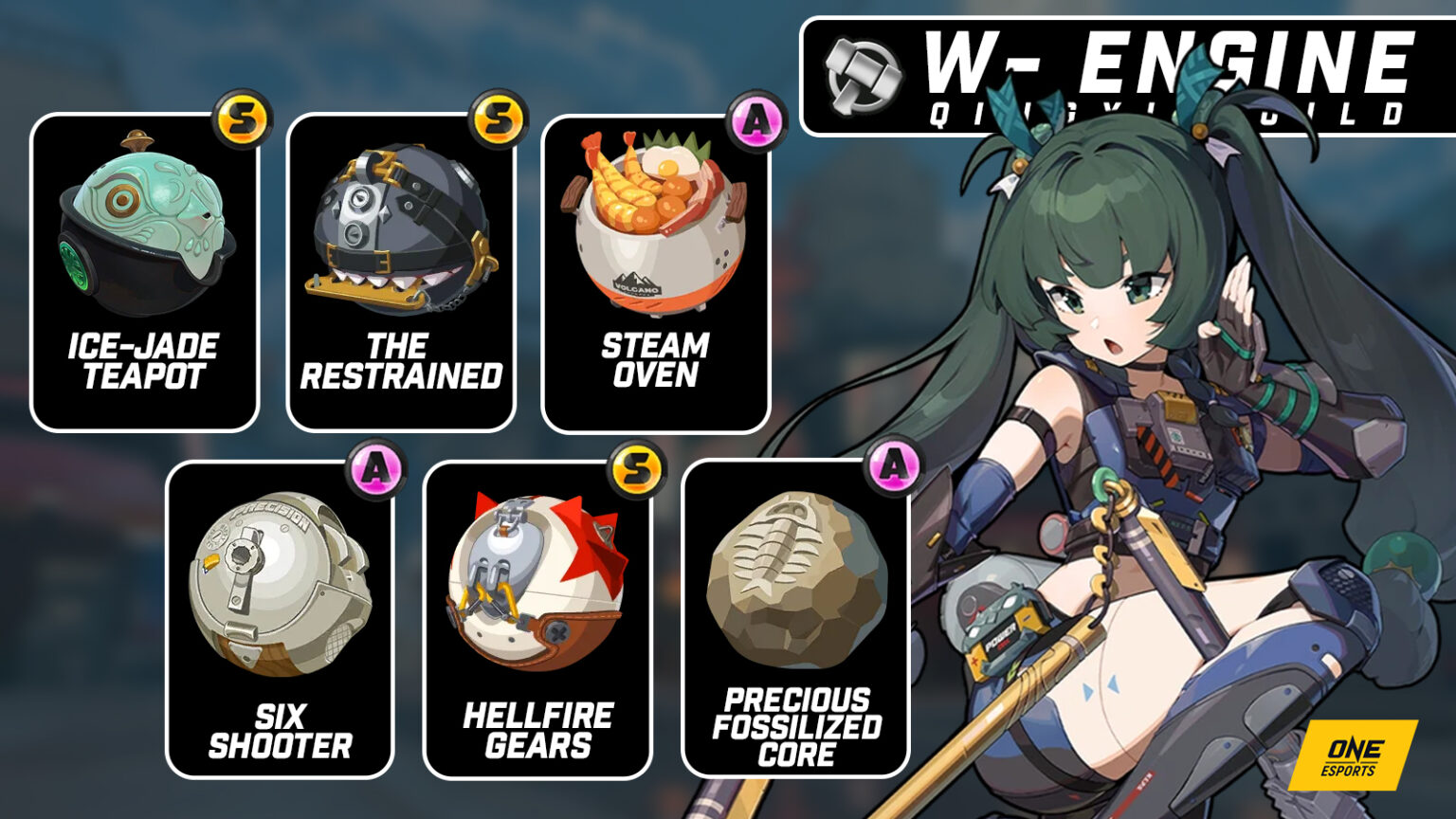 Best Qingyi build in ZZZ: W-Engine, Drive Discs | ONE Esports