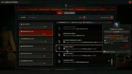 How to get Umbrous Aspect in Diablo 4: Powerful rogue item! | ONE Esports