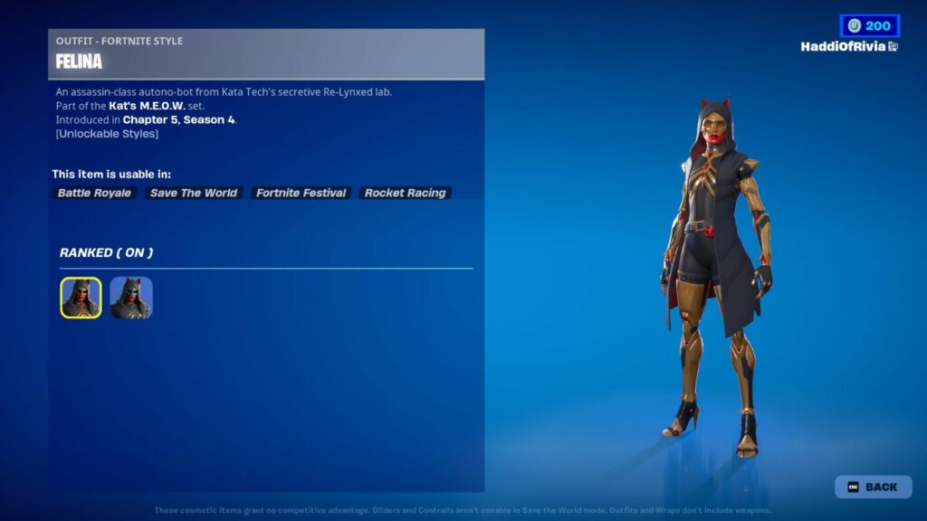 How to get free Ranked Felina skin in Fortnite 2024 | ONE Esports