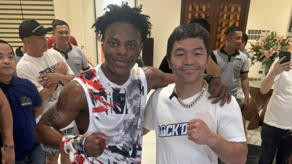 IShowSpeed sparred with legendary boxer Manny Pacquiao 2024 | ONE Esports