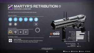 Destiny 2 Martyrs Retribution god roll | ONE Esports
