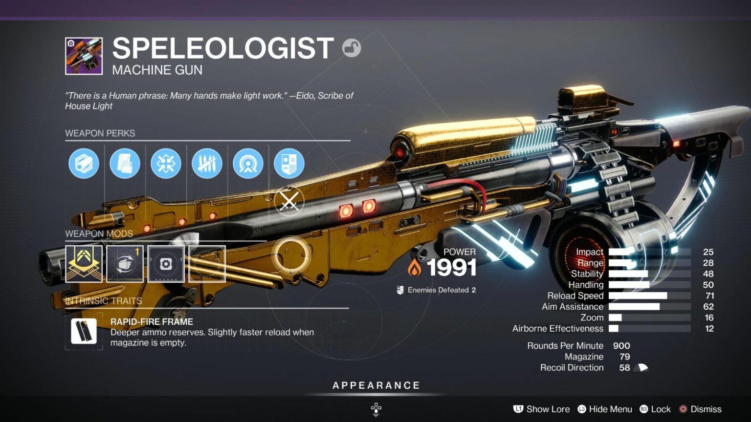 Destiny 2 Speleologist god roll -- both PvE and PvP perks! | ONE Esports