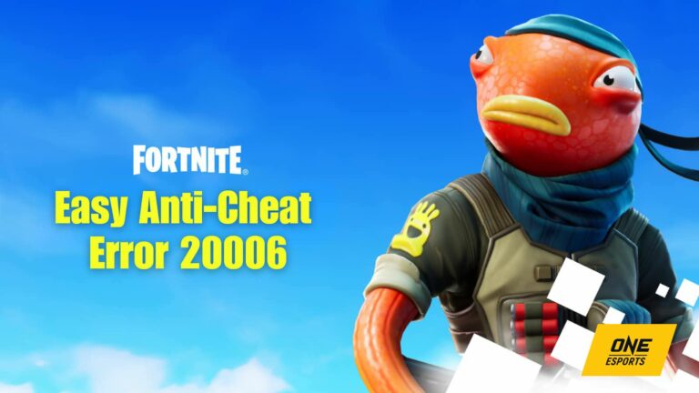 How to fix Fortnite Easy Anti-Cheat error 20006 | ONE Esports