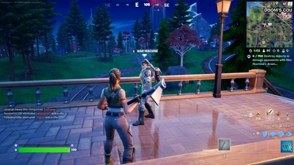 Where is cool War Machine in Fortnite Chapter 5 Season 4? | ONE Esports