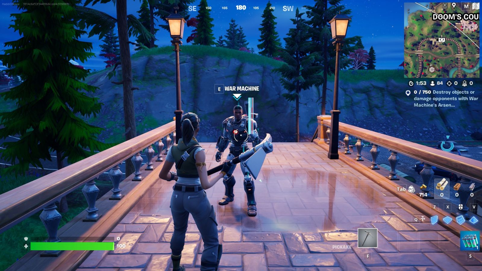 Where is cool War Machine in Fortnite Chapter 5 Season 4? | ONE Esports