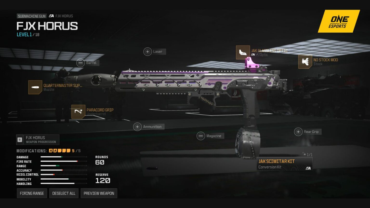 Best FJX Horus loadout in Warzone S6 with JAK Scimitar Kit | ONE Esports