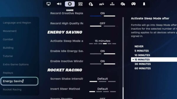 What is sleep mode in Fortnite? Big feature 2024 | ONE Esports