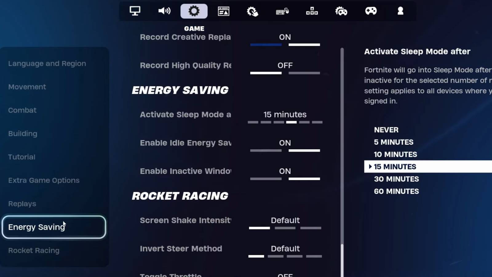 What is sleep mode in Fortnite? Big feature 2024 | ONE Esports