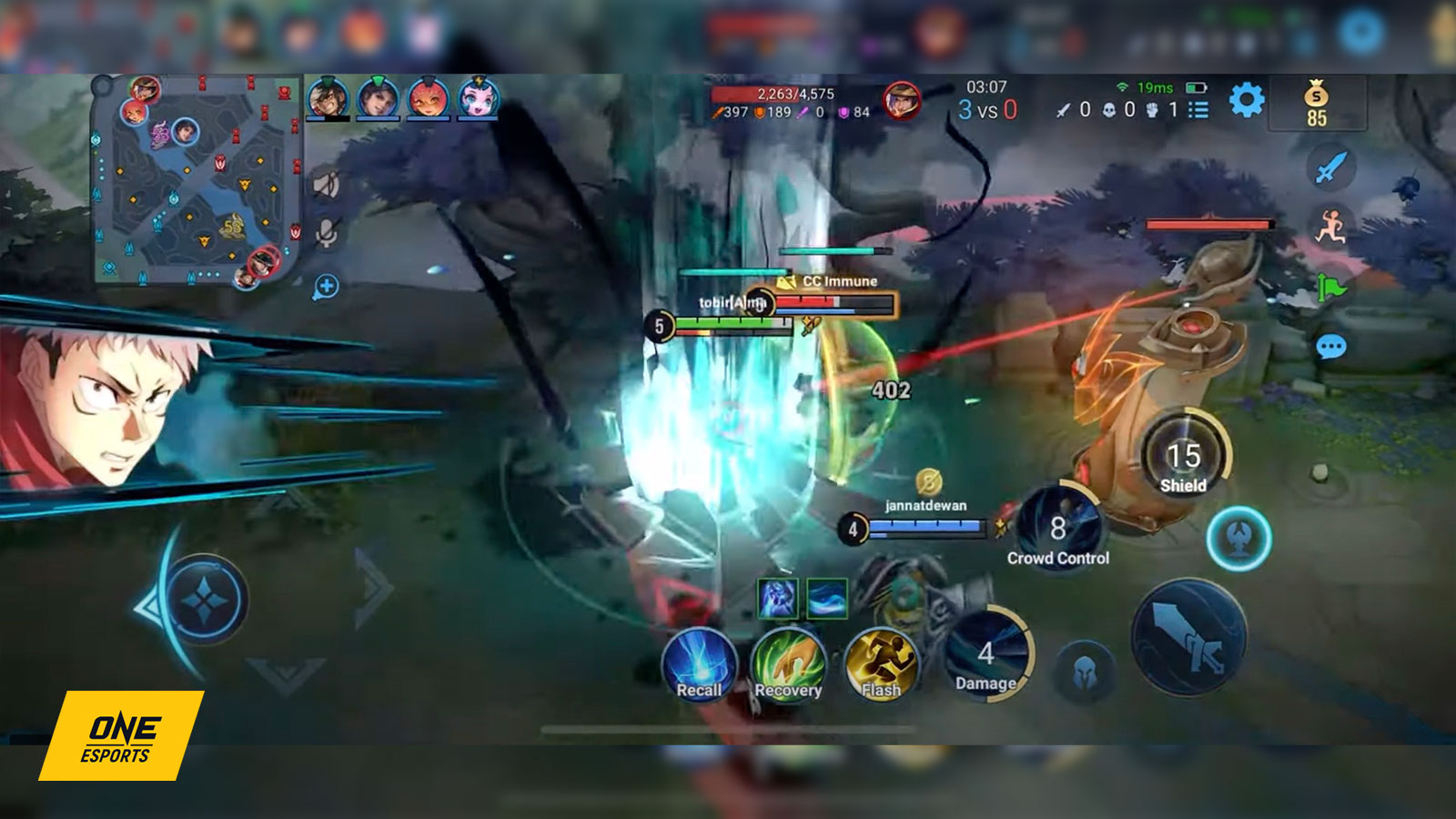 Honor of Kings x JJK Yuji Itadori Biron skin packs big punch | ONE Esports