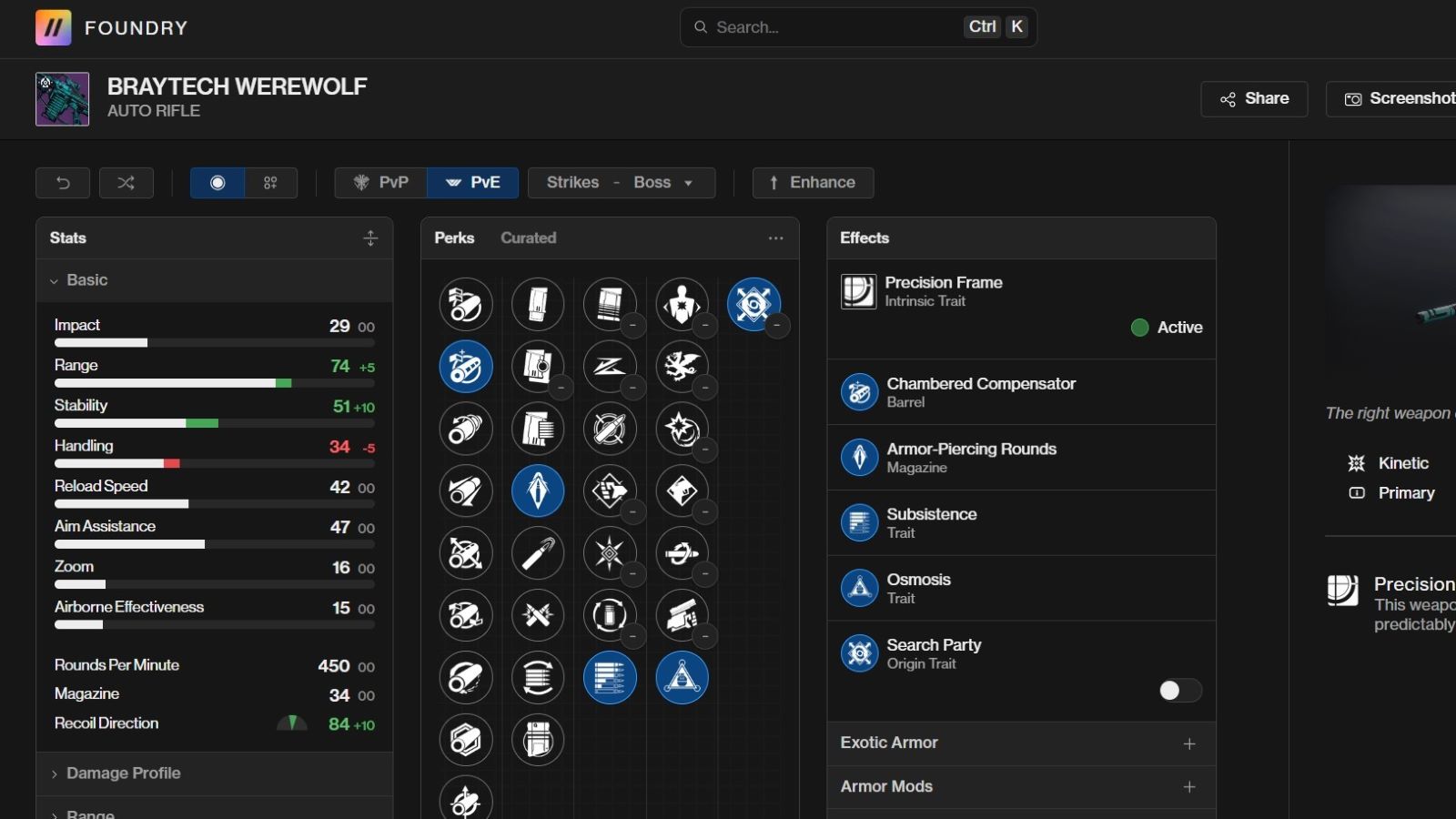 Best Braytech Werewolf god roll -- speed and precision 2024 | ONE Esports