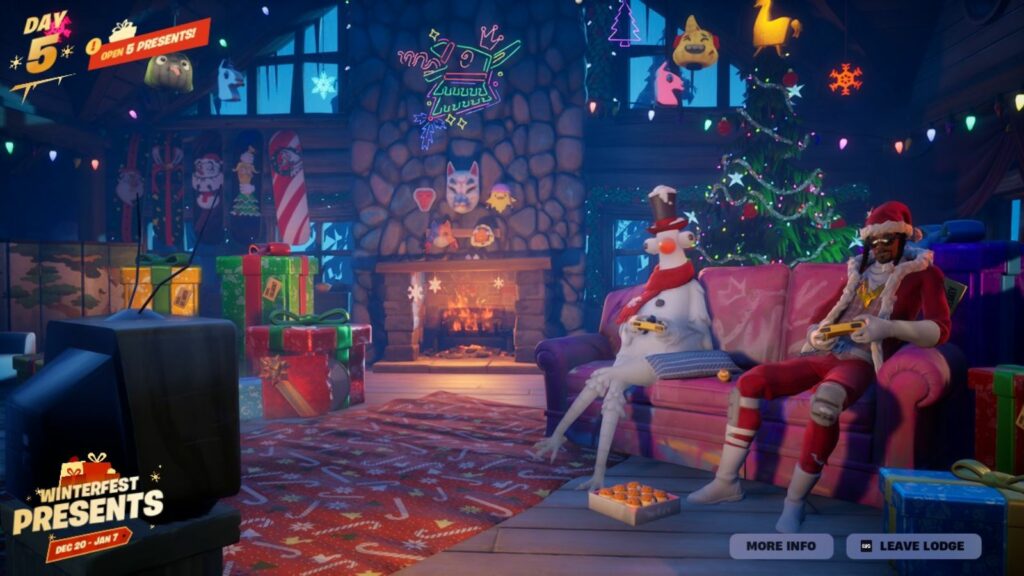 All big Fortnite Winterfest presents & how to get them 2024 | ONE Esports