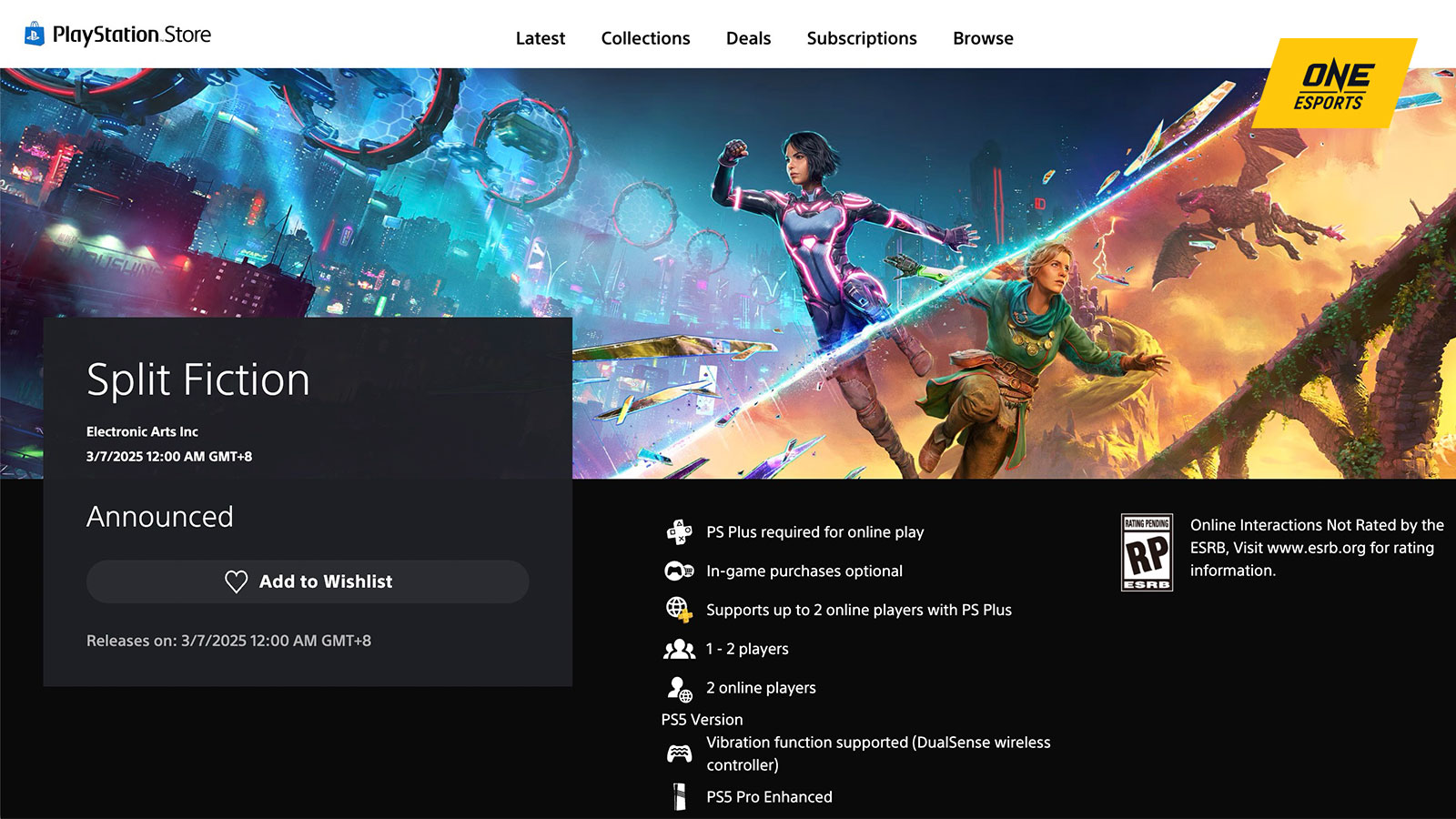 如何预订《Split Fiction》：与好友免费畅玩这款科幻奇幻冒险游戏