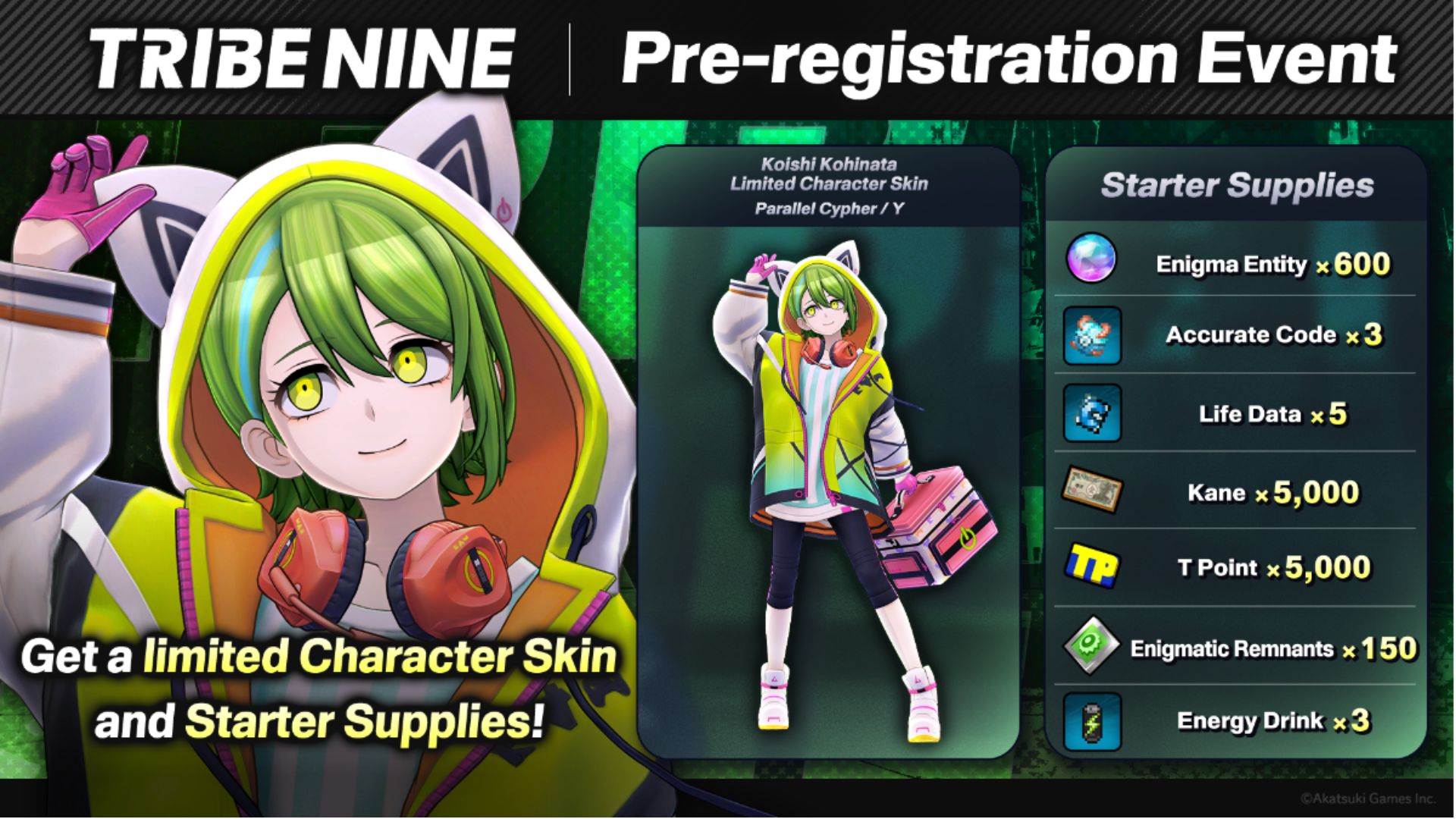 How to preregister for Tribe Nine easily and get the costume | ONE Esports
