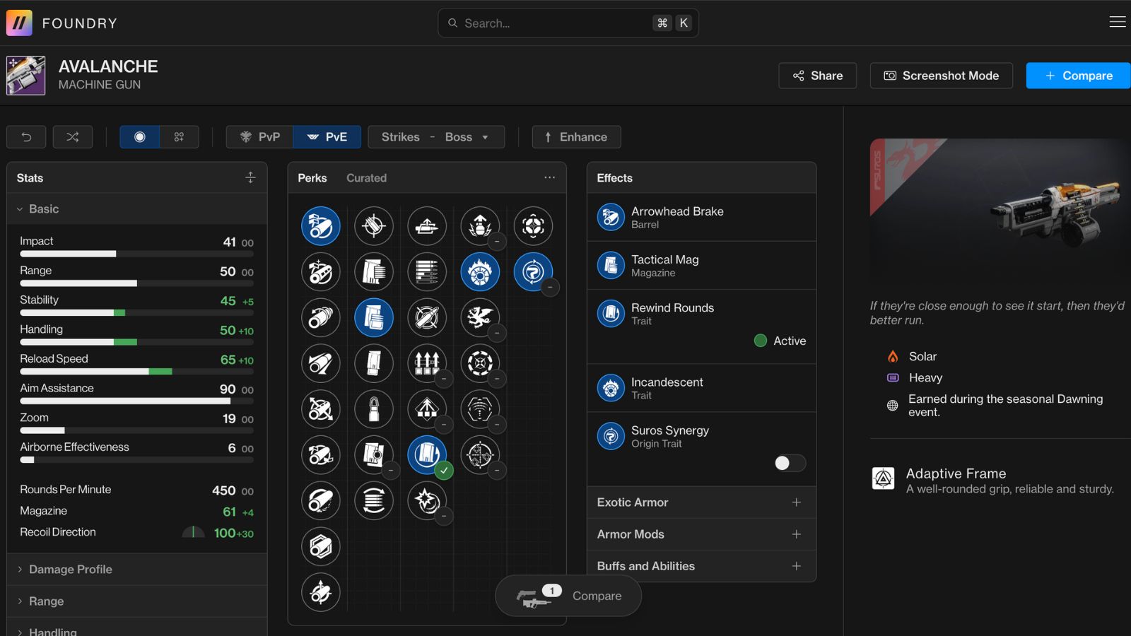 Destiny 2 Avalanche god roll -- powerful Solar machine gun | ONE Esports