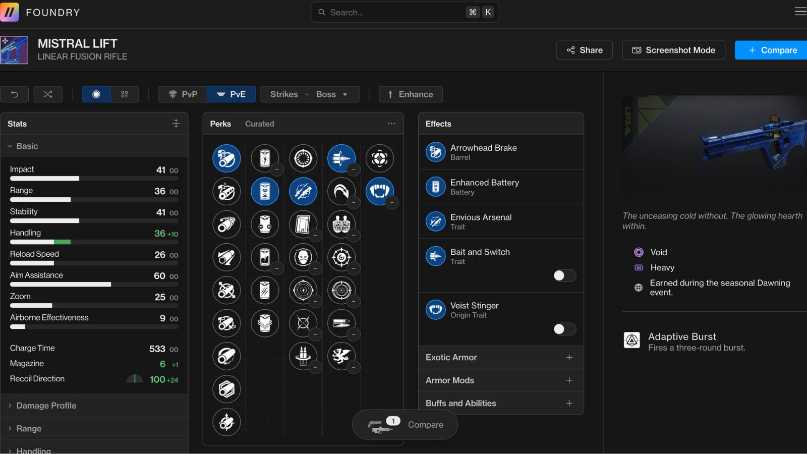 Destiny 2 Mistral Lift god roll guide | ONE Esports