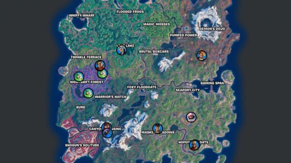 All important NPC locations in Fortnite Chapter 6 Season 1 | ONE Esports