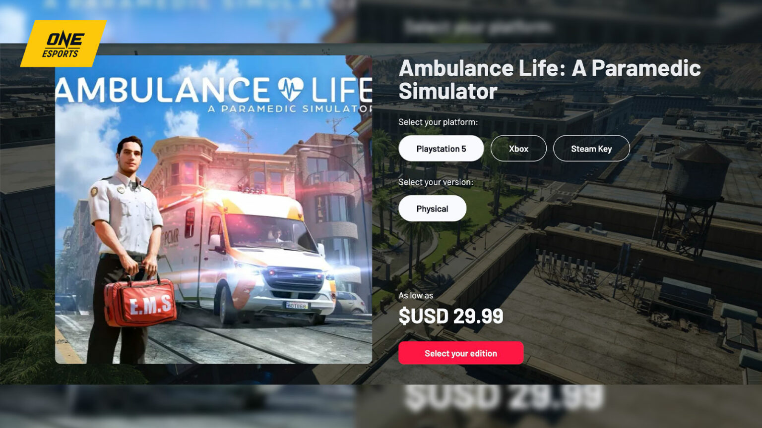 How to pre-order Ambulance Life A Paramedic Simulator | ONE Esports