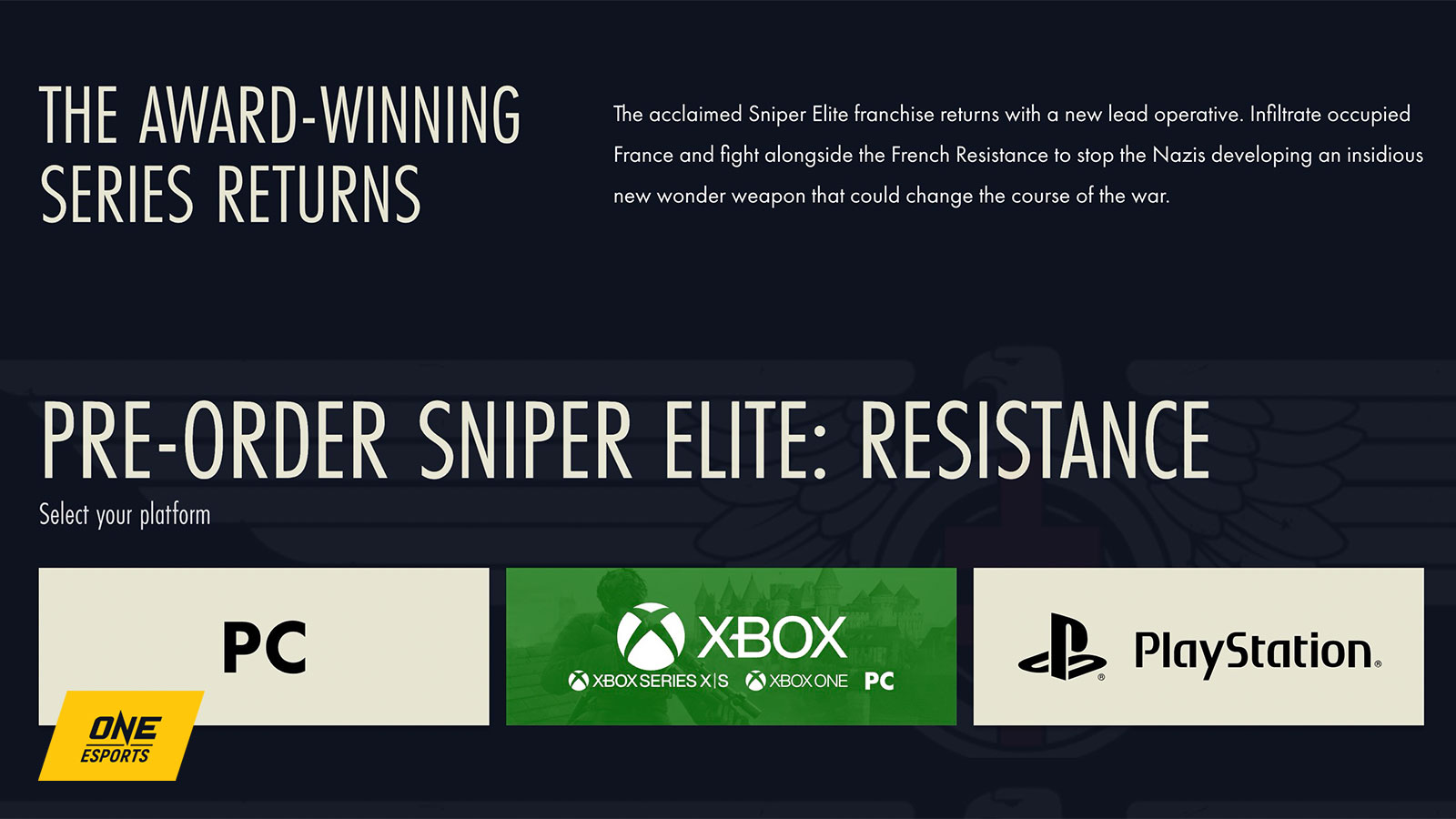 Sniper Elite Resistance Deluxe Edition: Rare WWII weapons | ONE Esports
