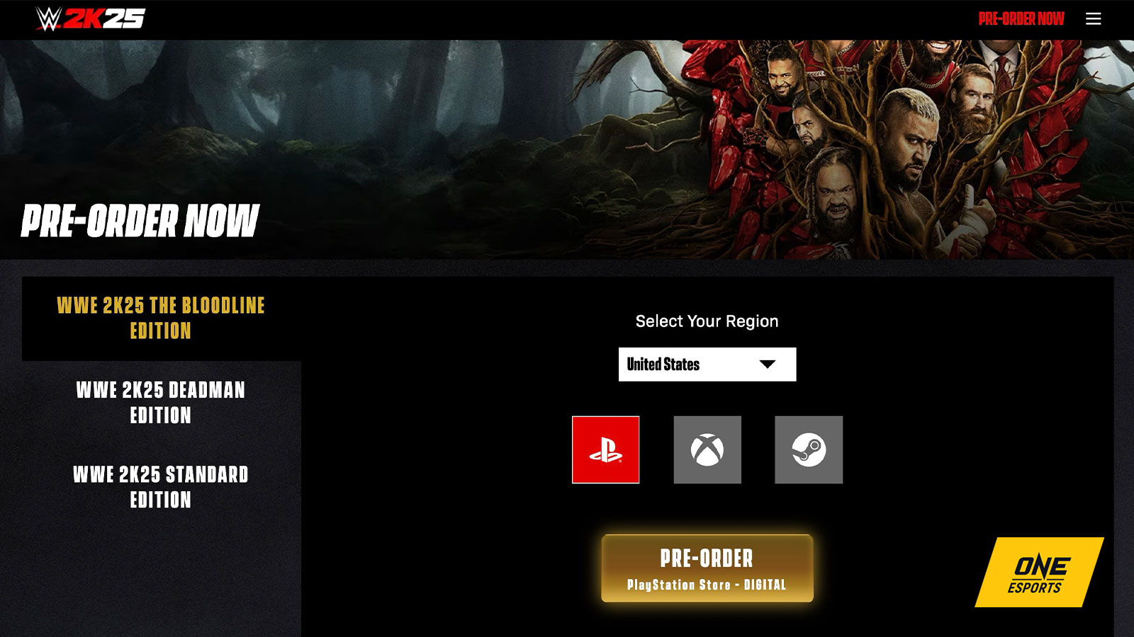 WWE 2K25 Deluxe Edition: Become the face of the franchise | ONE Esports