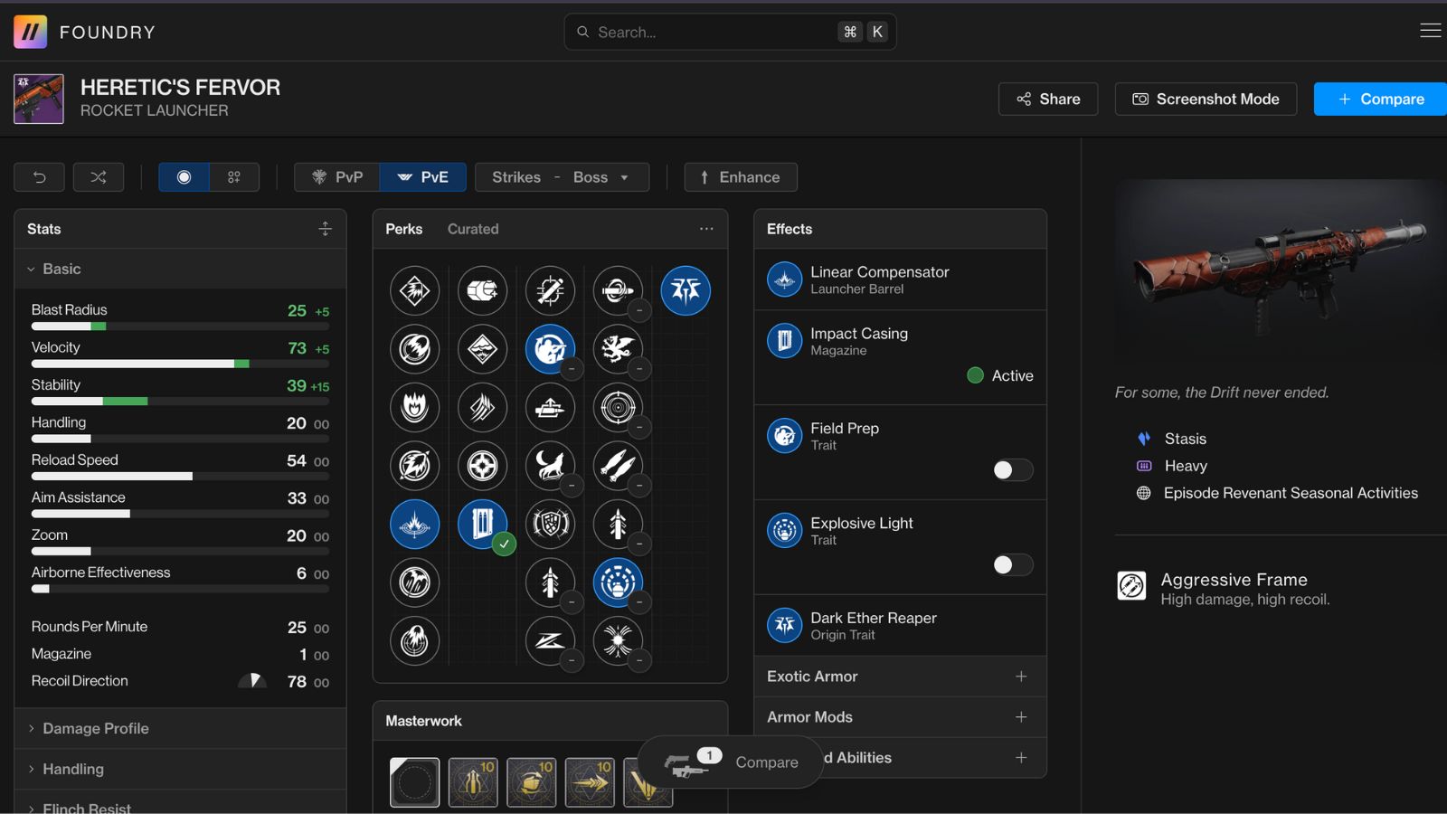 Destiny 2 Heretics Fervor god roll -- PvP and PvE | ONE Esports