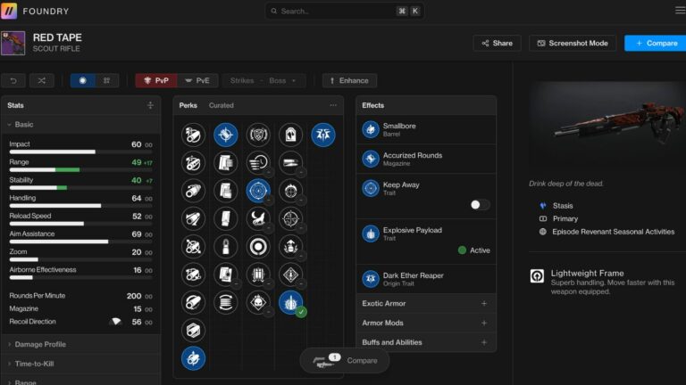 Destiny 2 Red Tape god roll -- dominate PvP and PvE | ONE Esports