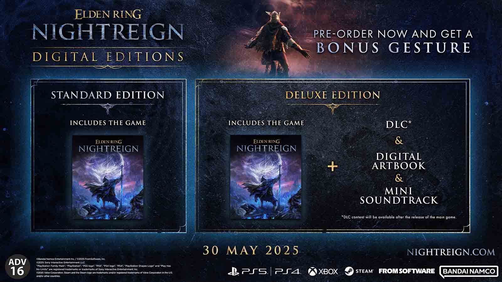 What's in Elden Ring Nightreign Deluxe Edition? Find out now | ONE Esports