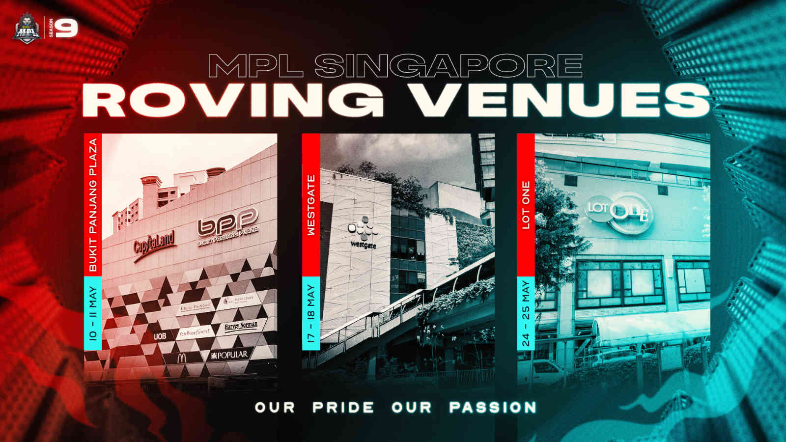 MPL SG Season 9: Start date, shopping mall venues, format | ONE Esports