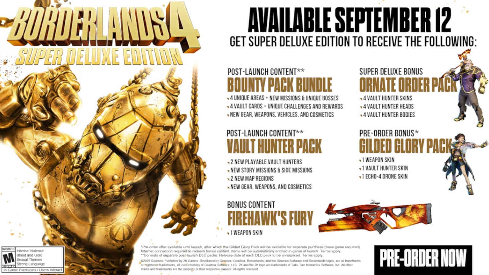 Lo que obtienes cuando compras Borderlands 4 Deluxe Edition - Play Guías