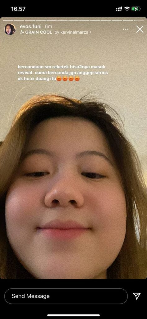 Funi bantah kabar bakal cabut dari EVOS | ONE Esports Indonesia