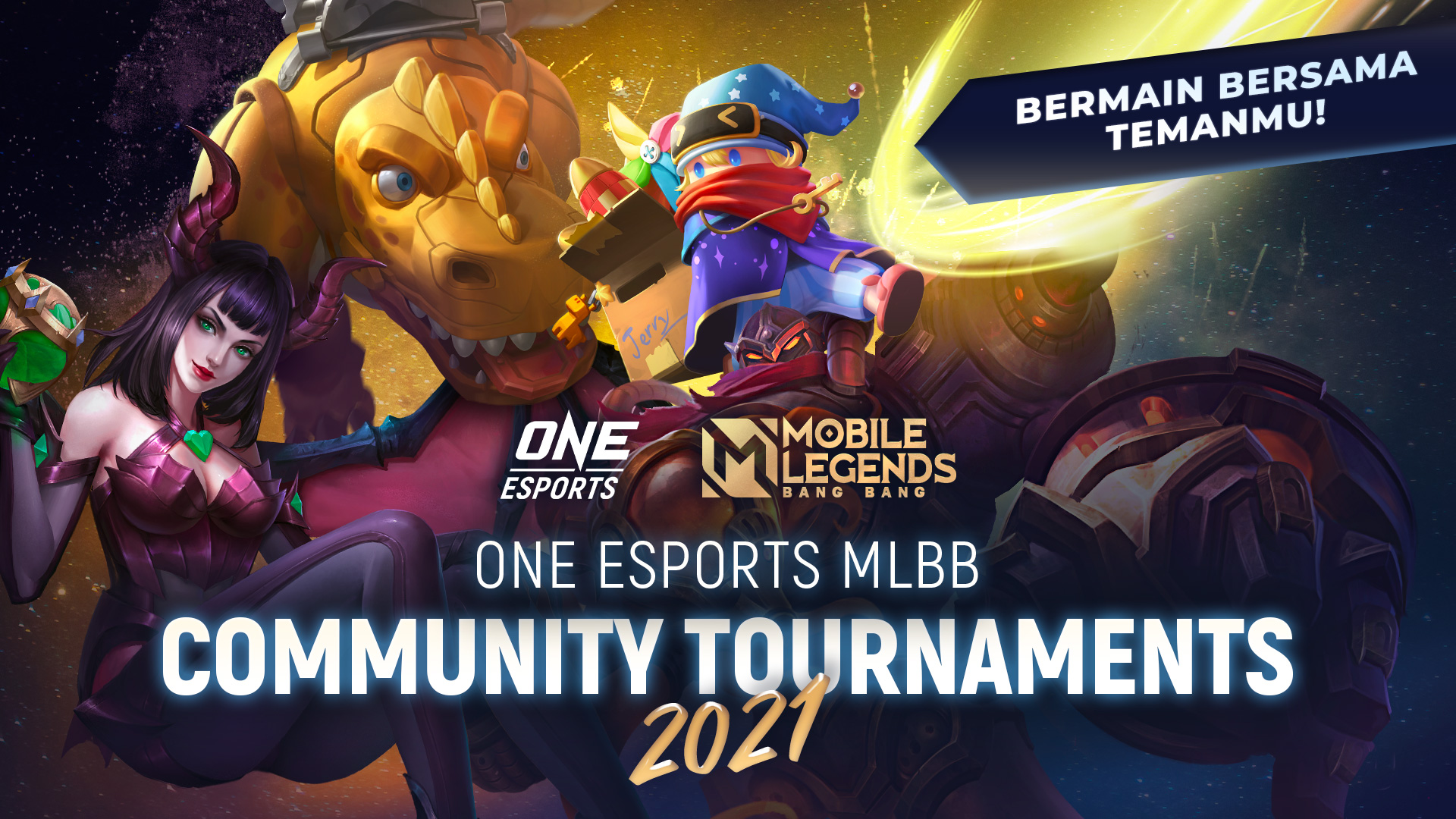 ONE Esports MLBB Community Tournaments: Menangkan hadiah uang, diamond ...
