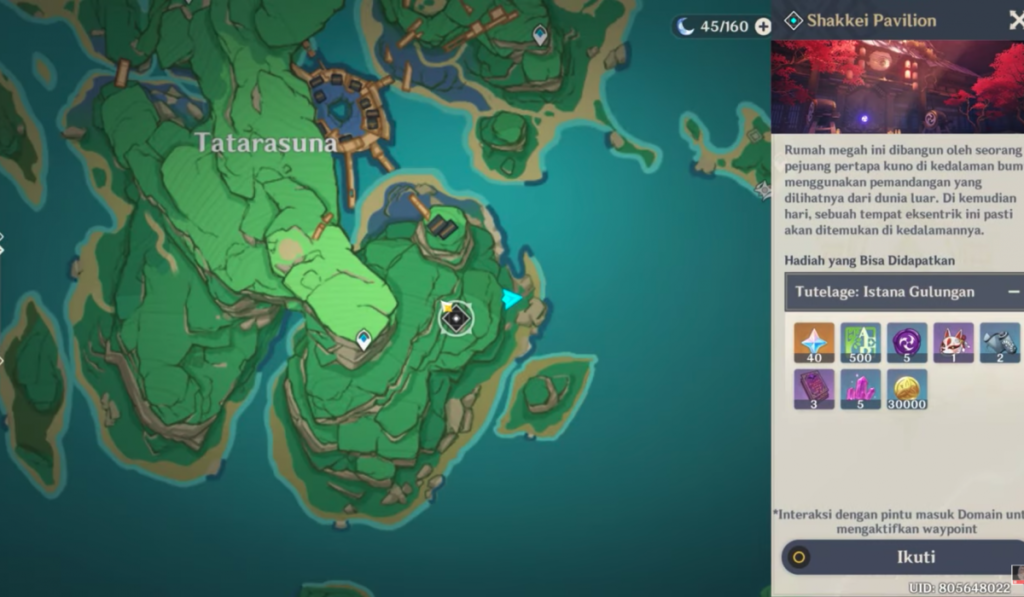 Semua lokasi domain Inazuma, hadiah, dan cara membukanya | ONE Esports ...