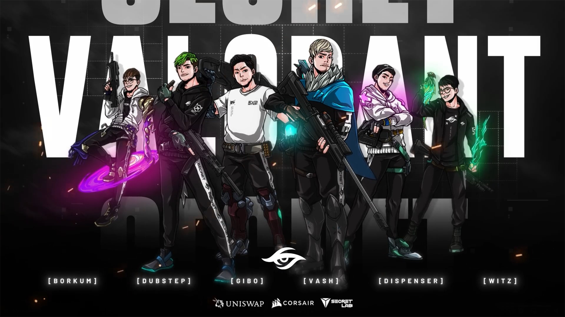 Divisi Valorant Team Secret resmi terbentuk berisikan 6 eks Bren ...