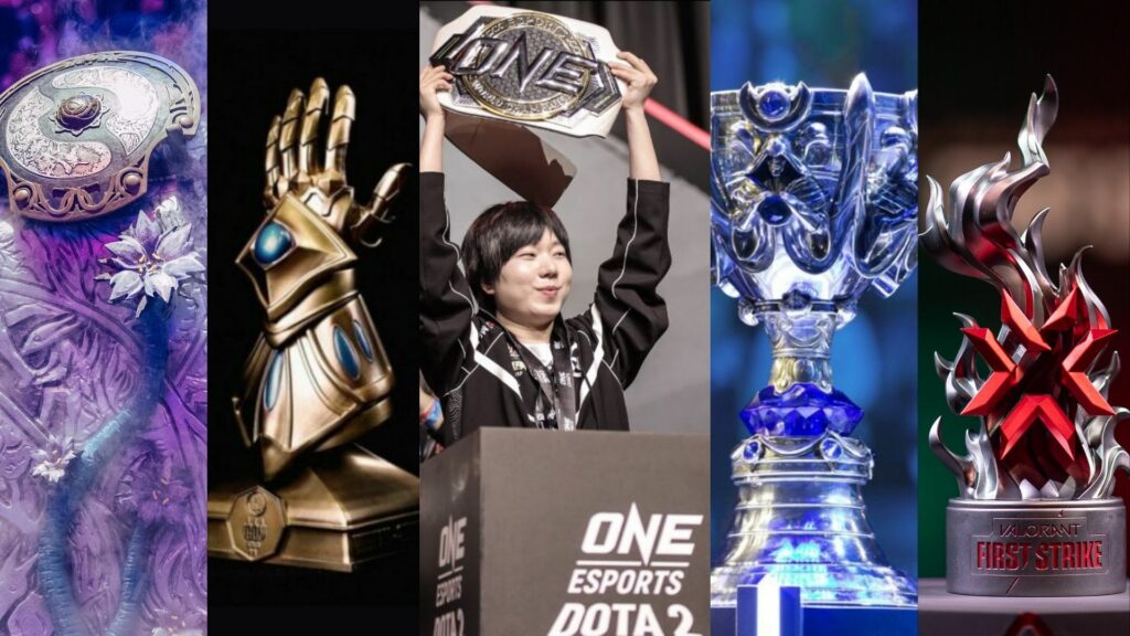 5 pinaka-unique na esports trophies | ONE Esports Philippines