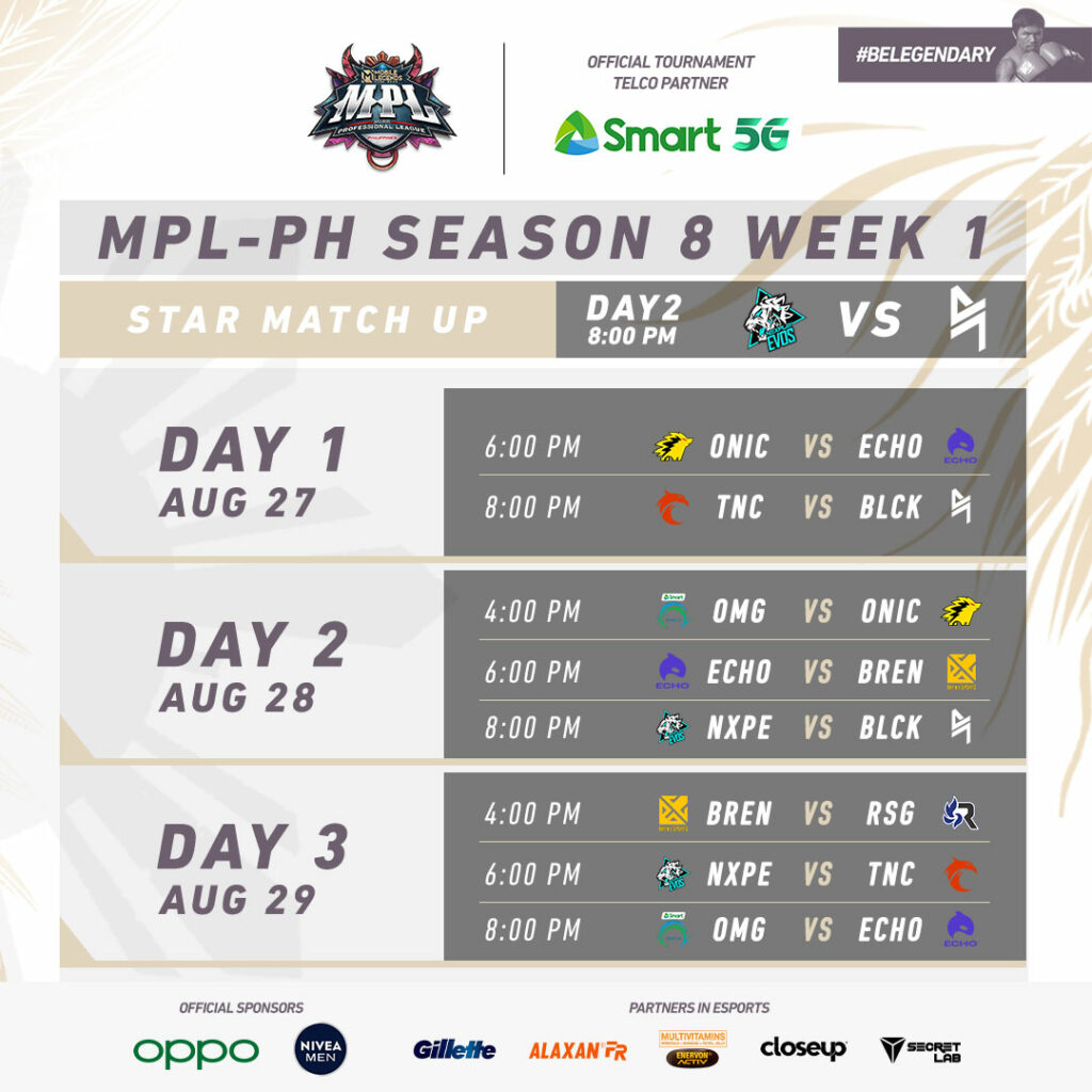 MPL PH S8 Opening: Magsisimula na ang bakbakan sa August 27 | ONE Esports Philippines