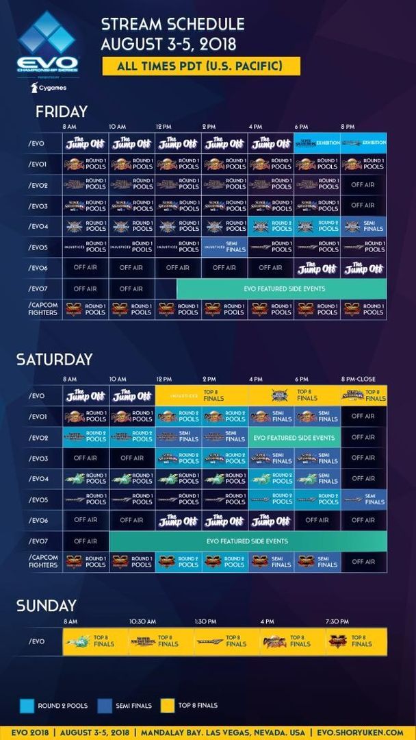 Evo 2019 primer: How to watch, schedule, game lineup, and more | ONE ...