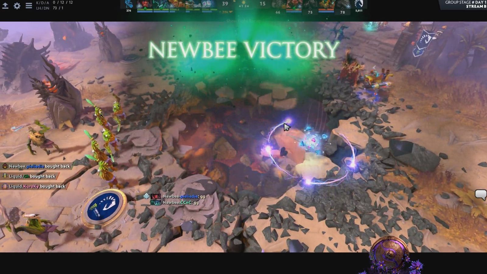 TI9 Day 1 Group Stage results: Newbee upsets TI7 champions Team Liquid 2-0 | ONE Esports