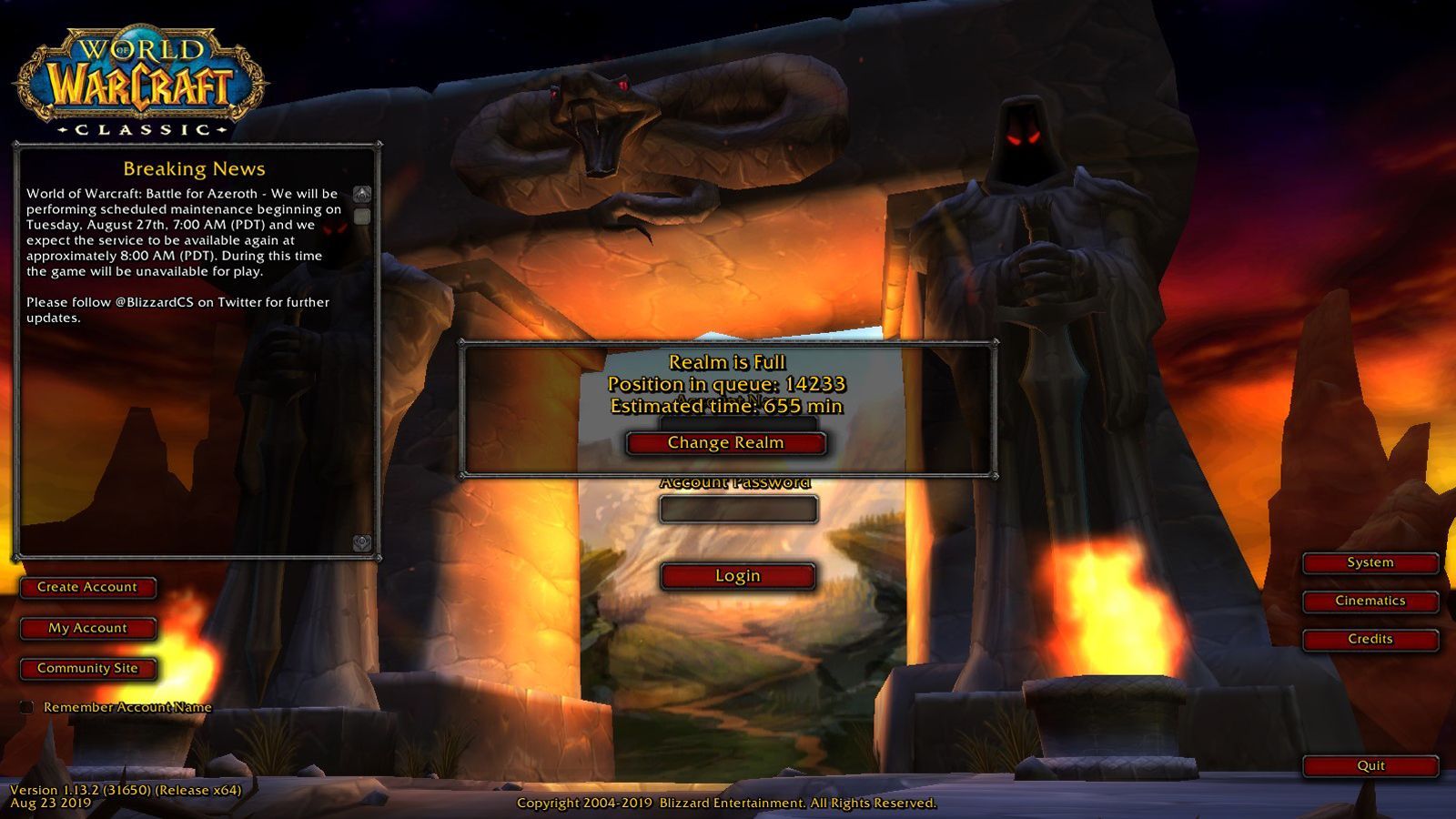 World of Warcraft Classic is live, but server queues are already hours ...