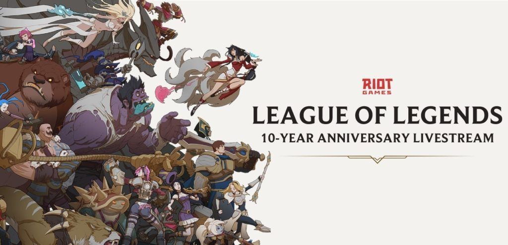 League of Legends will celebrate its 10th anniversary with a special ...