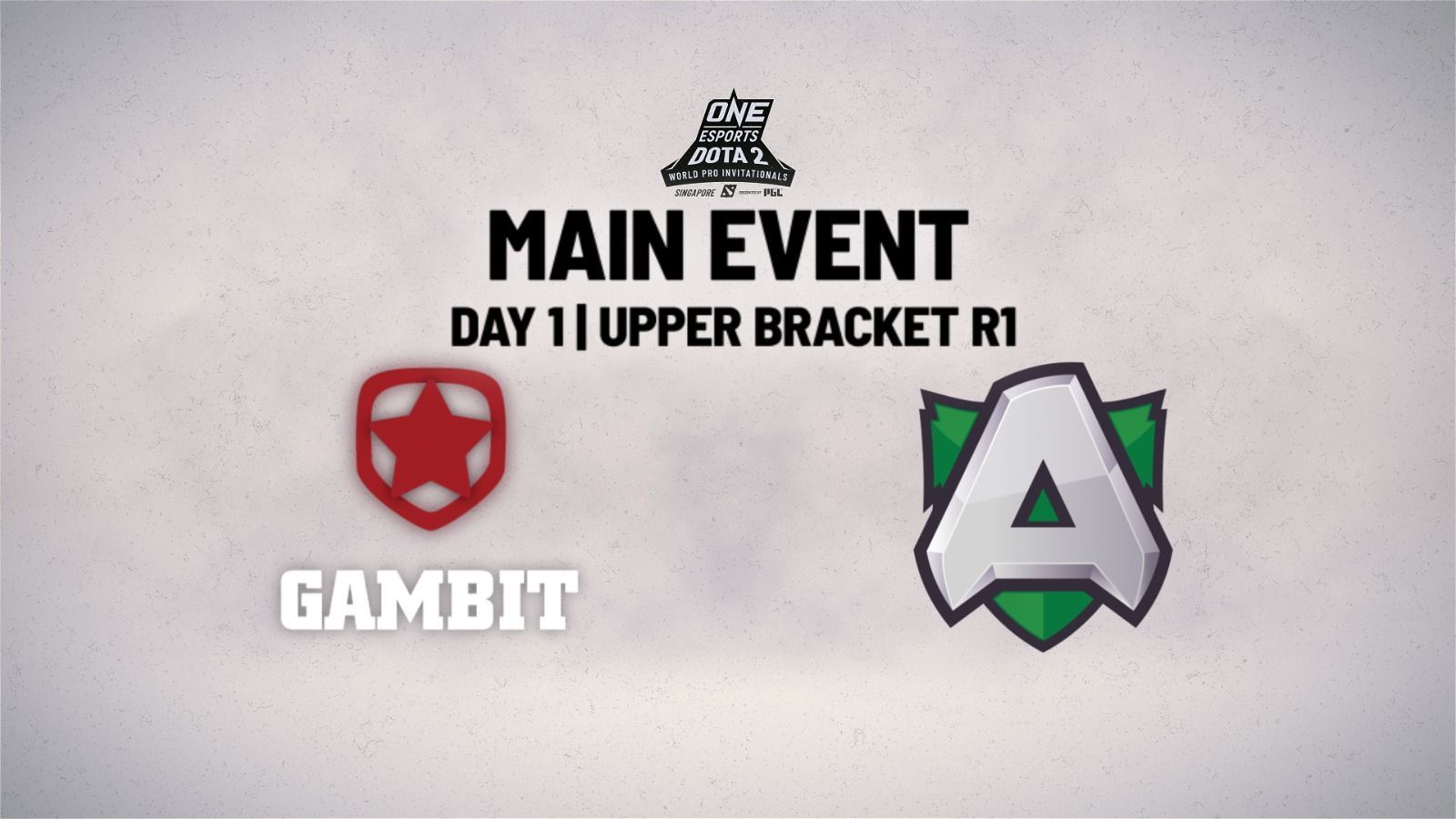 ONE Dota 2 Singapore Invitational Main Event Day 1 results: Gambit upsets Alliance 2-0 | ONE Esports