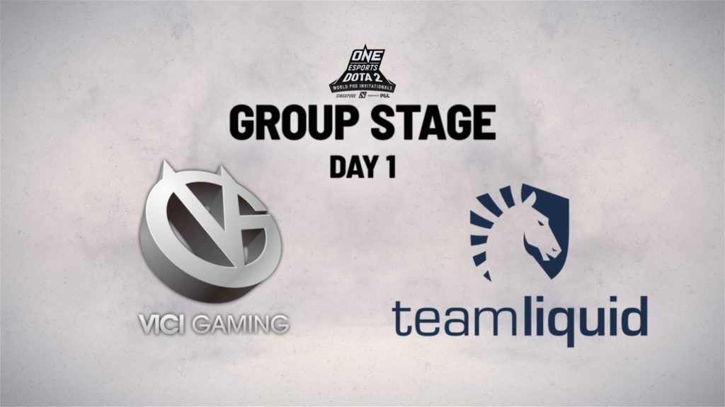 ONE Dota 2 WPI Group Stage Day 1 results: Vici Gaming stomps Team Liquid 2-0 | ONE Esports