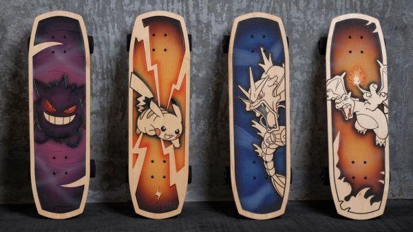 These limited-edition Pokémon skateboards are handcrafted masterpieces ...